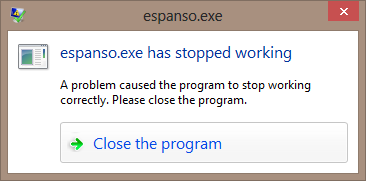 [Windows] Crash on Start · Issue #220 · espanso/espanso · GitHub