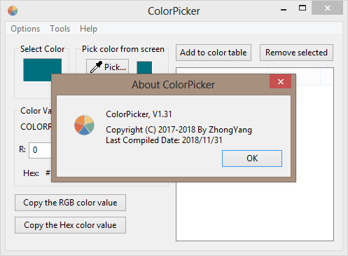 English Translation · Issue #1 · zhongyang219/ColorPicker · GitHub