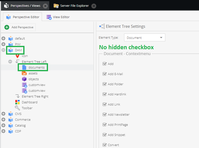 [Improvement]: Add hidden field · Issue #53 · pimcore/perspective-editor · GitHub