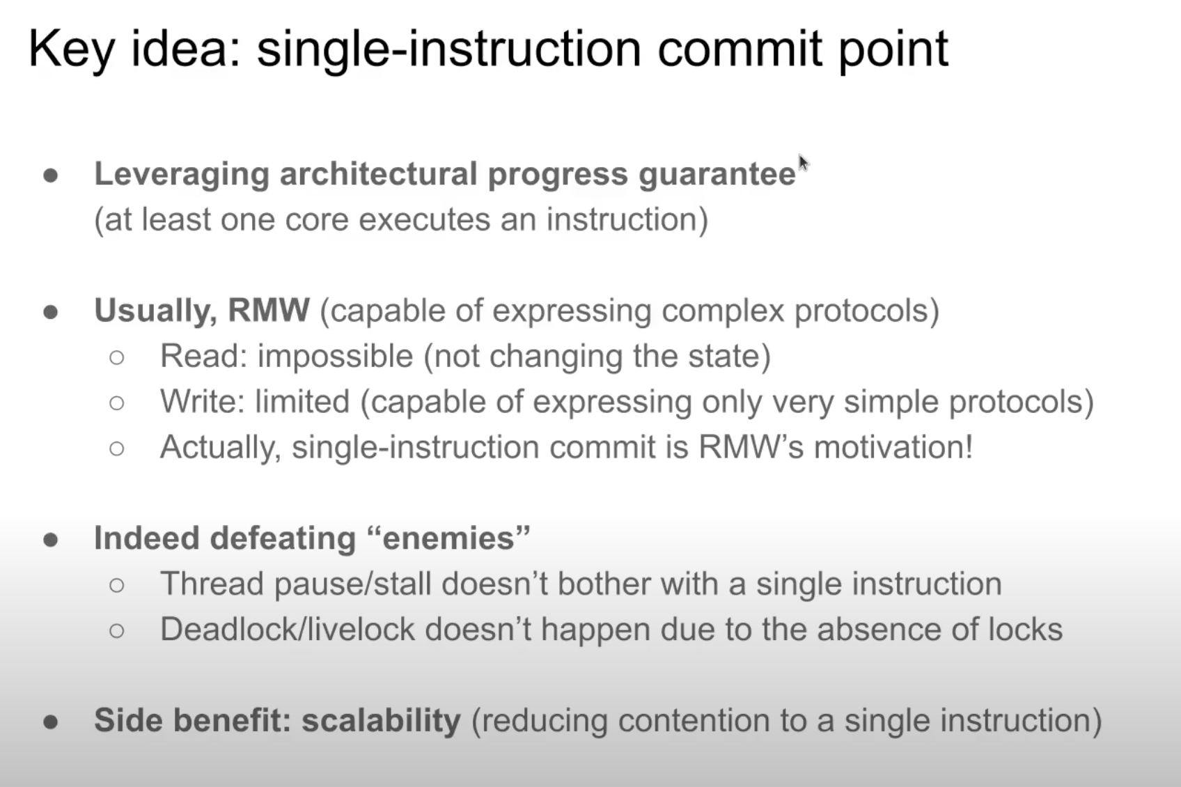 [lecture] Why Can T Write Be A Single Instruction Commit Point · Issue 726 · Kaist Cp Cs431