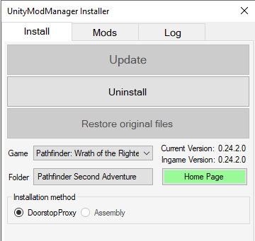 Cannot Install Mod in Unity Mod Manager · Issue #404 · Vek17 ...
