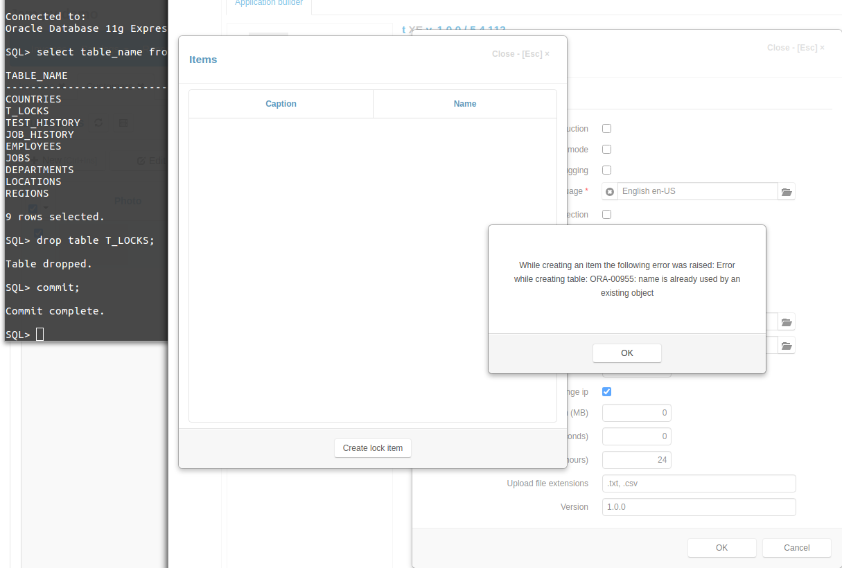 Create lock item: ORA-00972: identifier is too long · Issue #212 · jam-py/jam-py · GitHub
