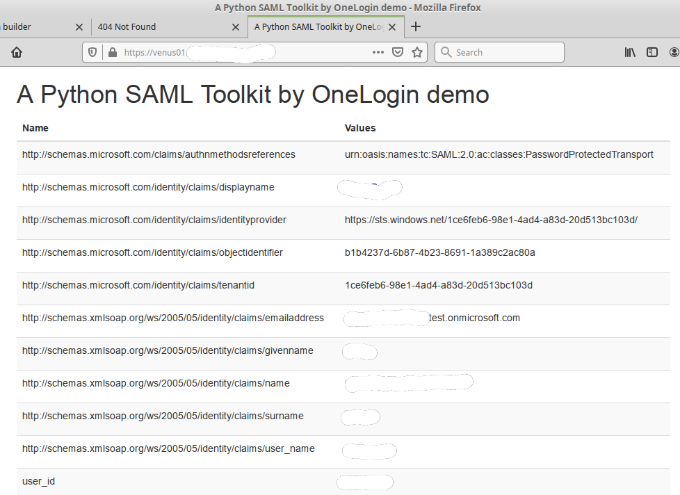 Azure SSO is working · Issue #179 · SAML-Toolkits/python3-saml · GitHub