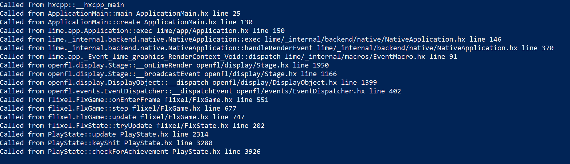 Hitting any of the Arrow / WASD keys as Boyfriend while in a song crashes the application ...