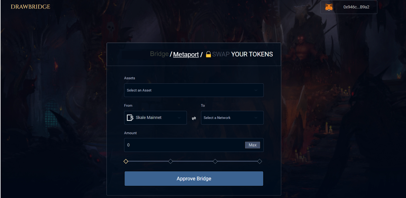 Metaport Integration for SKALE · Issue #1572 · CryptoBlades/cryptoblades · GitHub