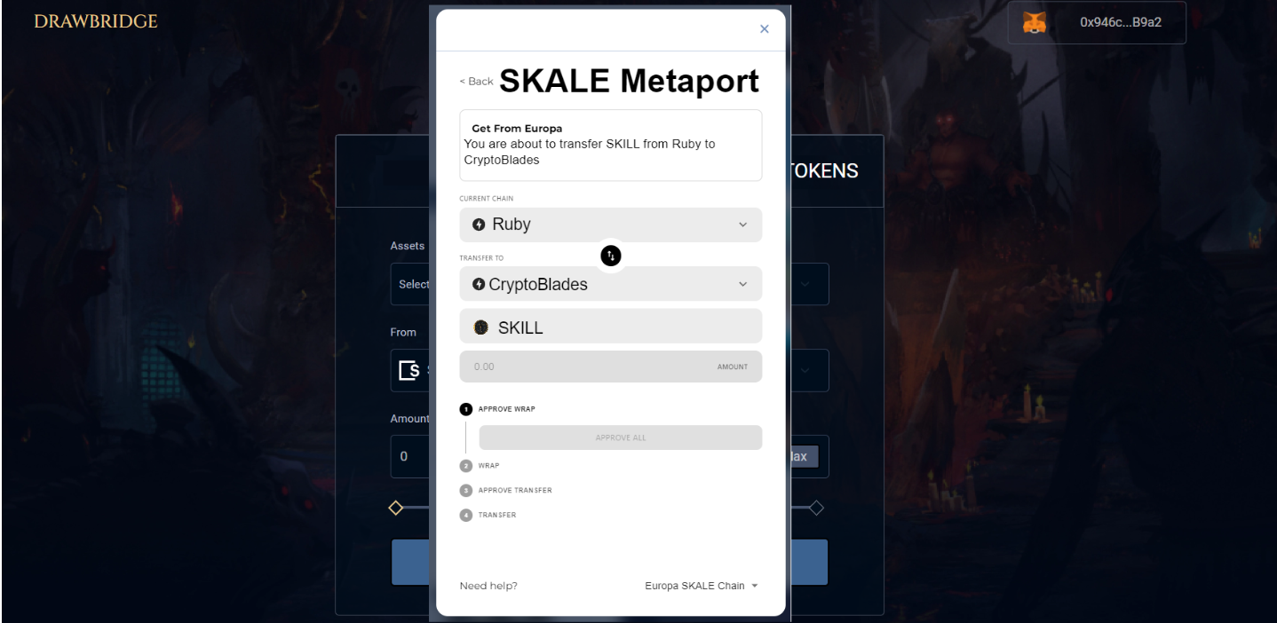 Metaport Integration for SKALE · Issue #1572 · CryptoBlades ...