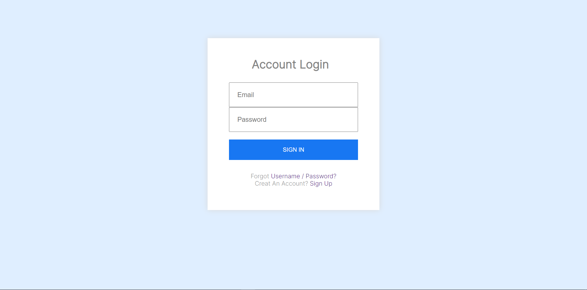 GitHub - rushi-jagtap/login-form-component: Email field , Password ...