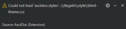 Style in `asciidoc.preview.style` can't be loaded · Issue #815 · asciidoctor/asciidoctor-vscode ...