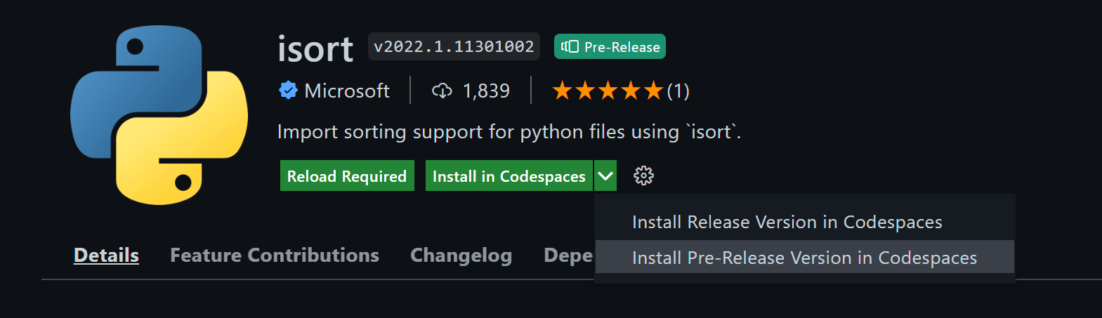 Can't install release version of 'ms-python.black-formatter' extension ...