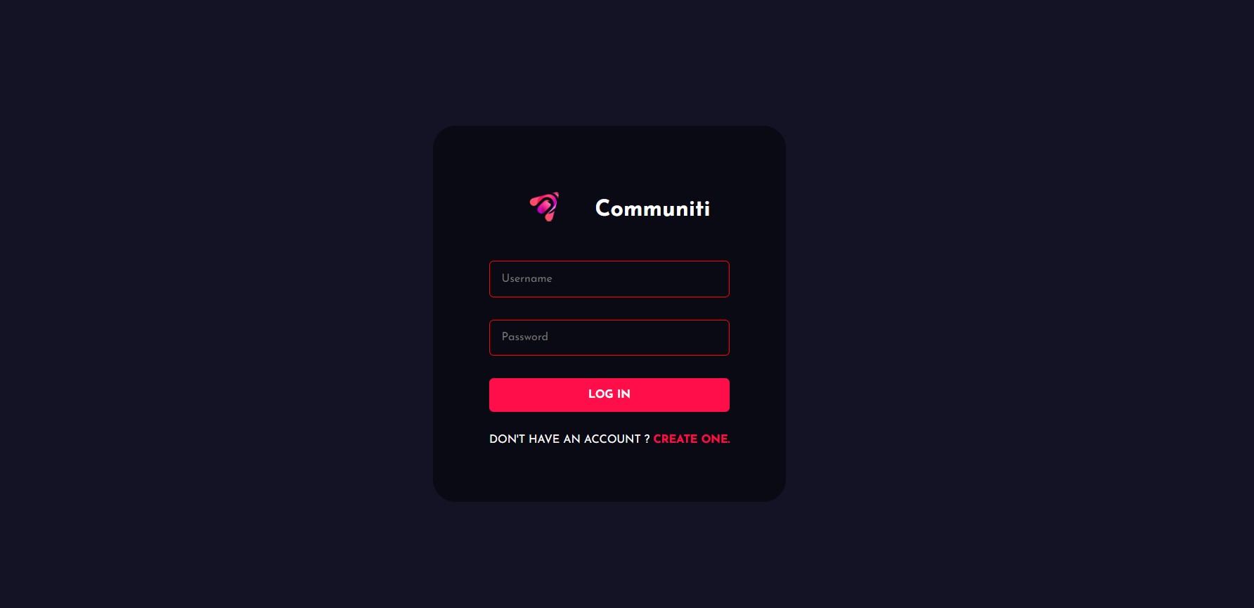 GitHub - Subhajitongit/Communiti-frontend