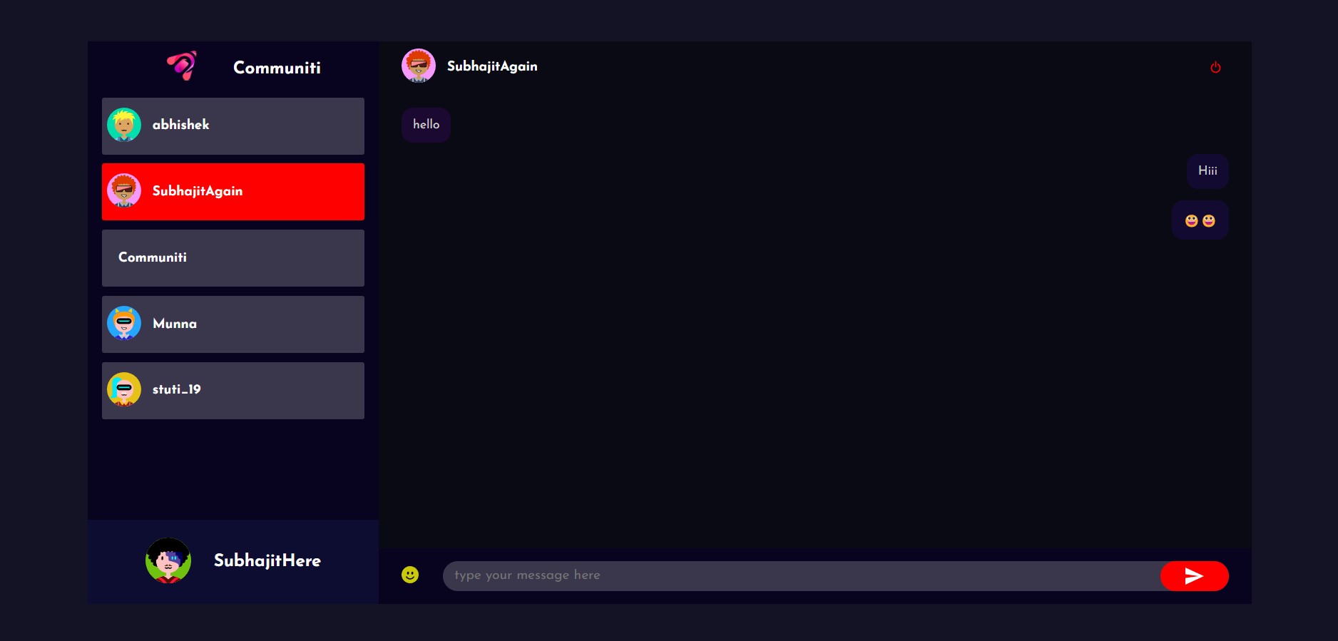 GitHub - Subhajitongit/Communiti-frontend