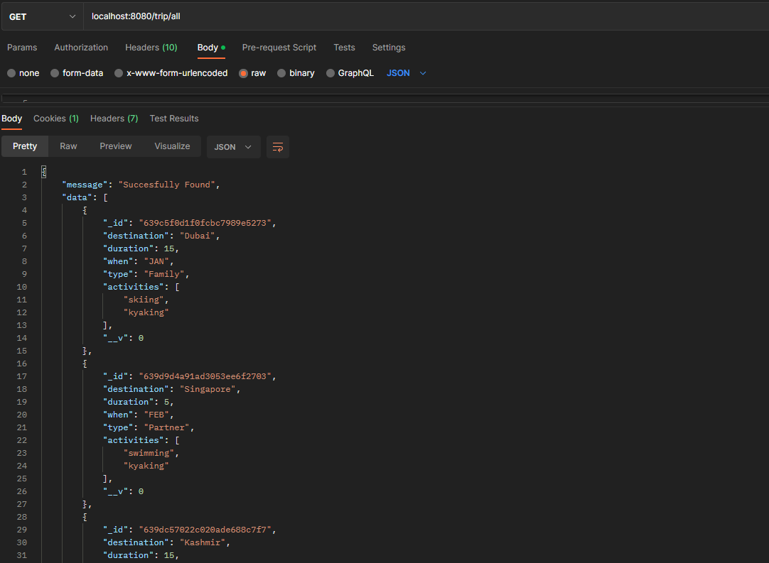 GitHub - Subhajitongit/trip-API