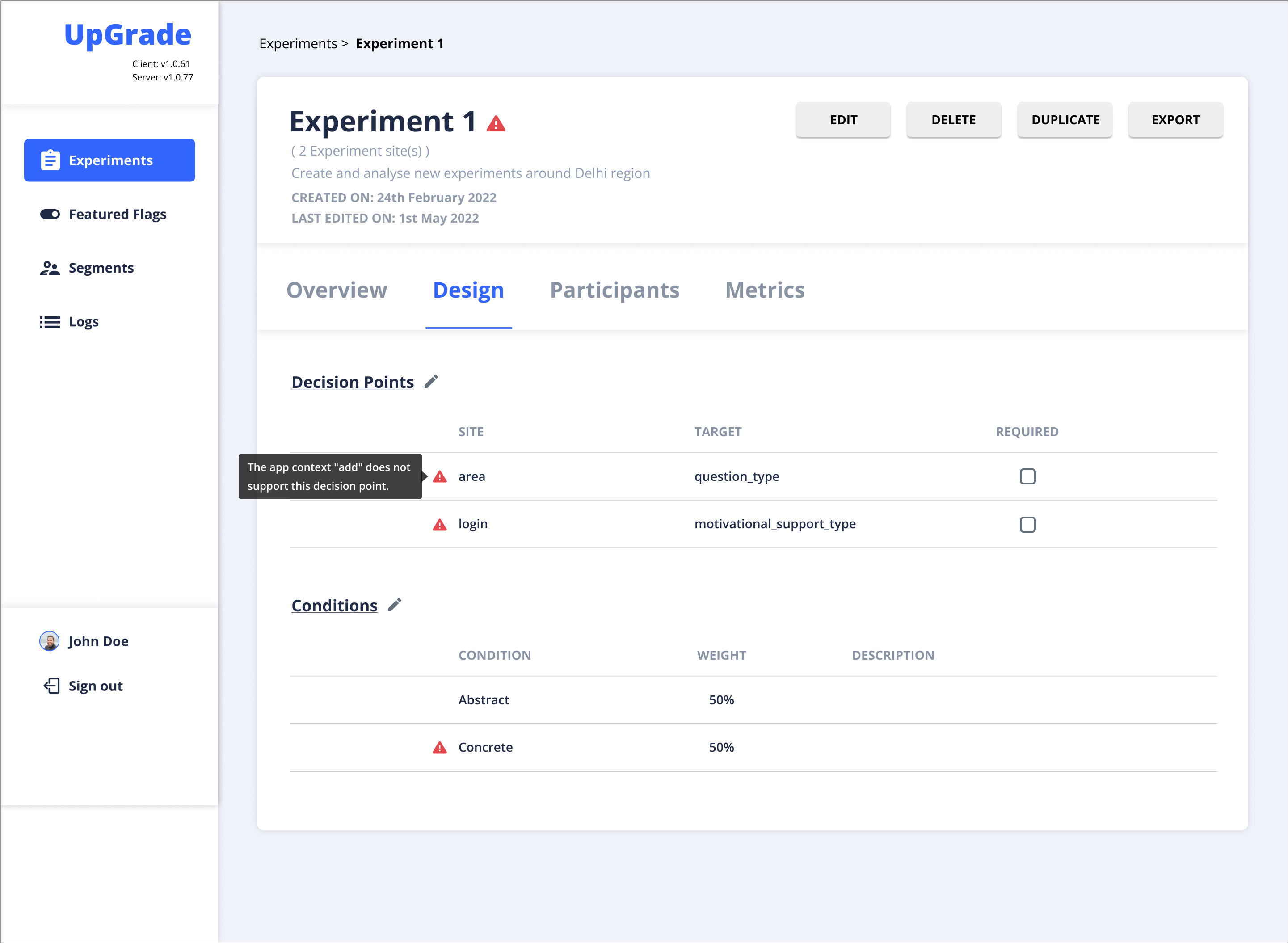Update Experiment Overview Design to match Stepper Design · Issue #414 · CarnegieLearningWeb ...