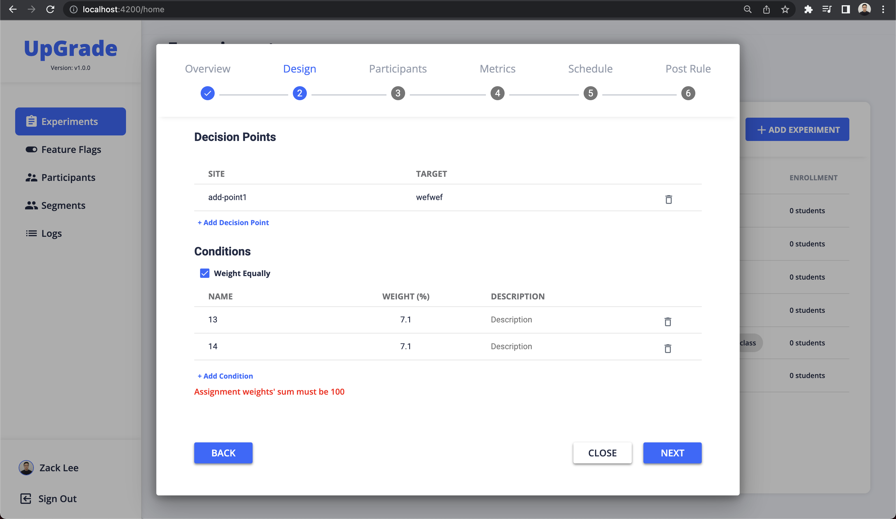 Cannot create an experiment with equally weighted 14 conditions · Issue #477 ...