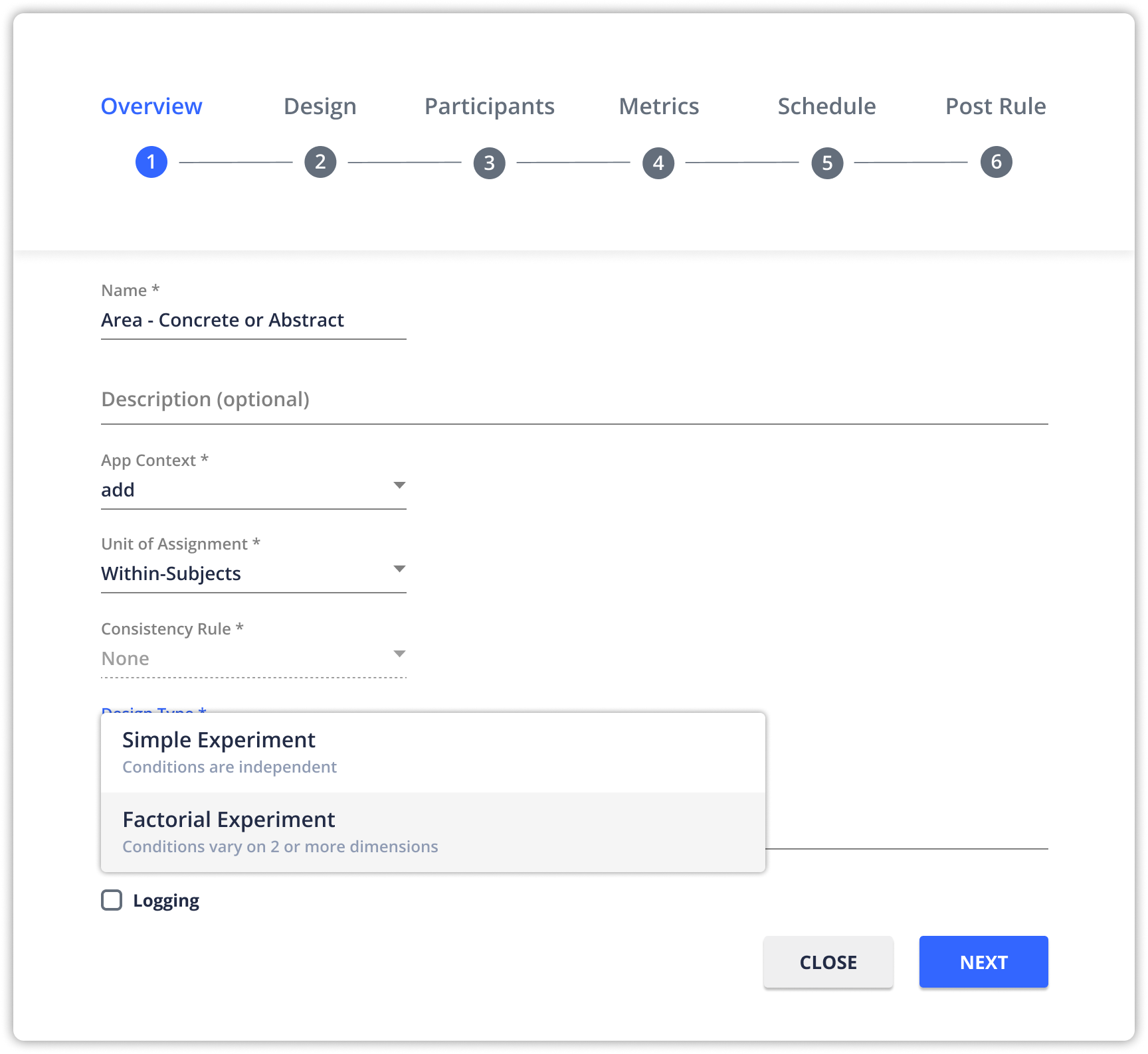 UI design for factorial/partial factorial experiment support · Issue #392 · CarnegieLearningWeb ...