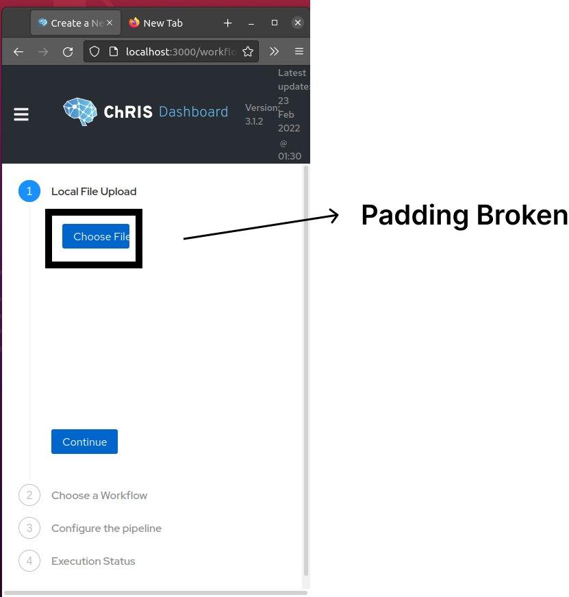 Broken Padding on "Choose Files..." button · Issue #368 · FNNDSC/ChRIS_ui · GitHub