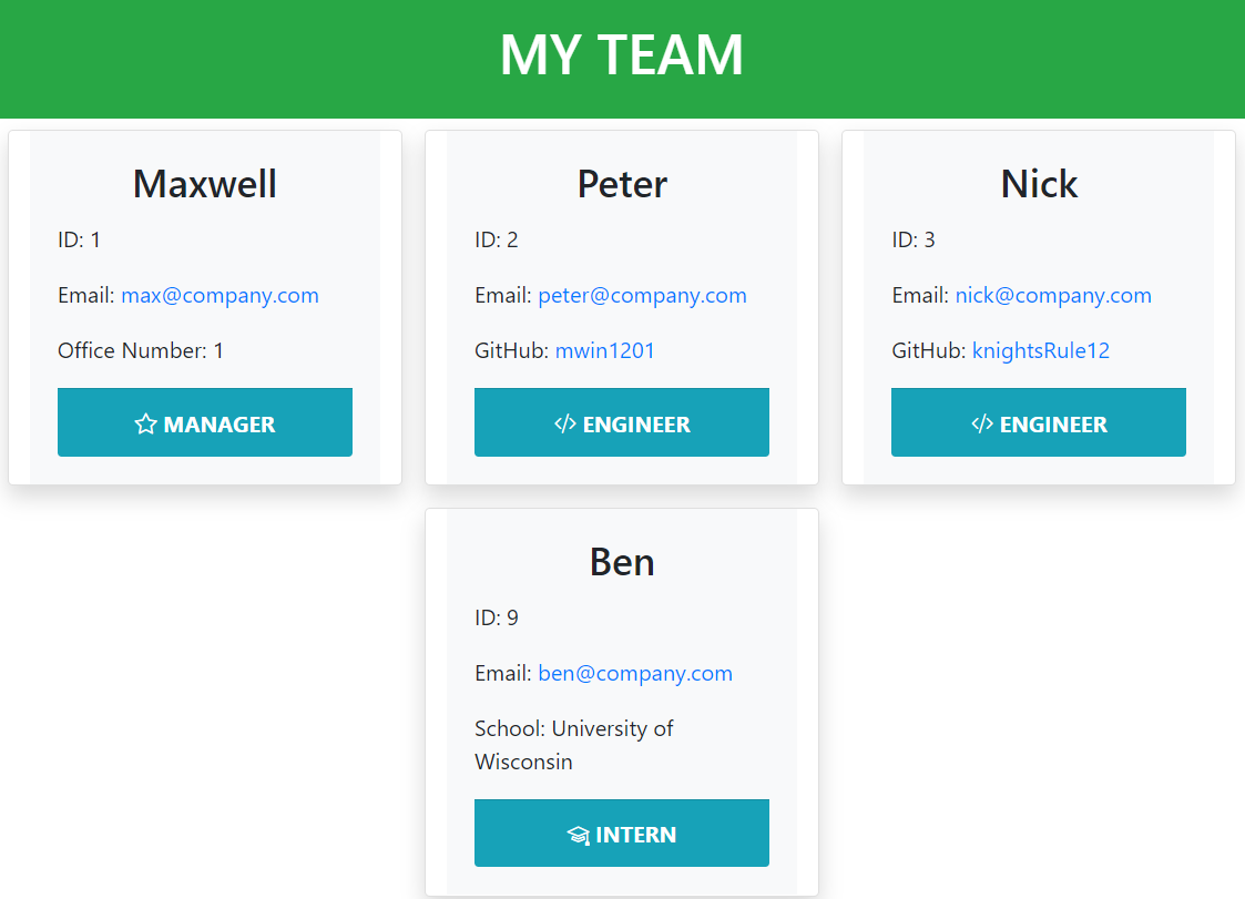 GitHub - mwin1201/Challenge-10-Team-Profile-Generator