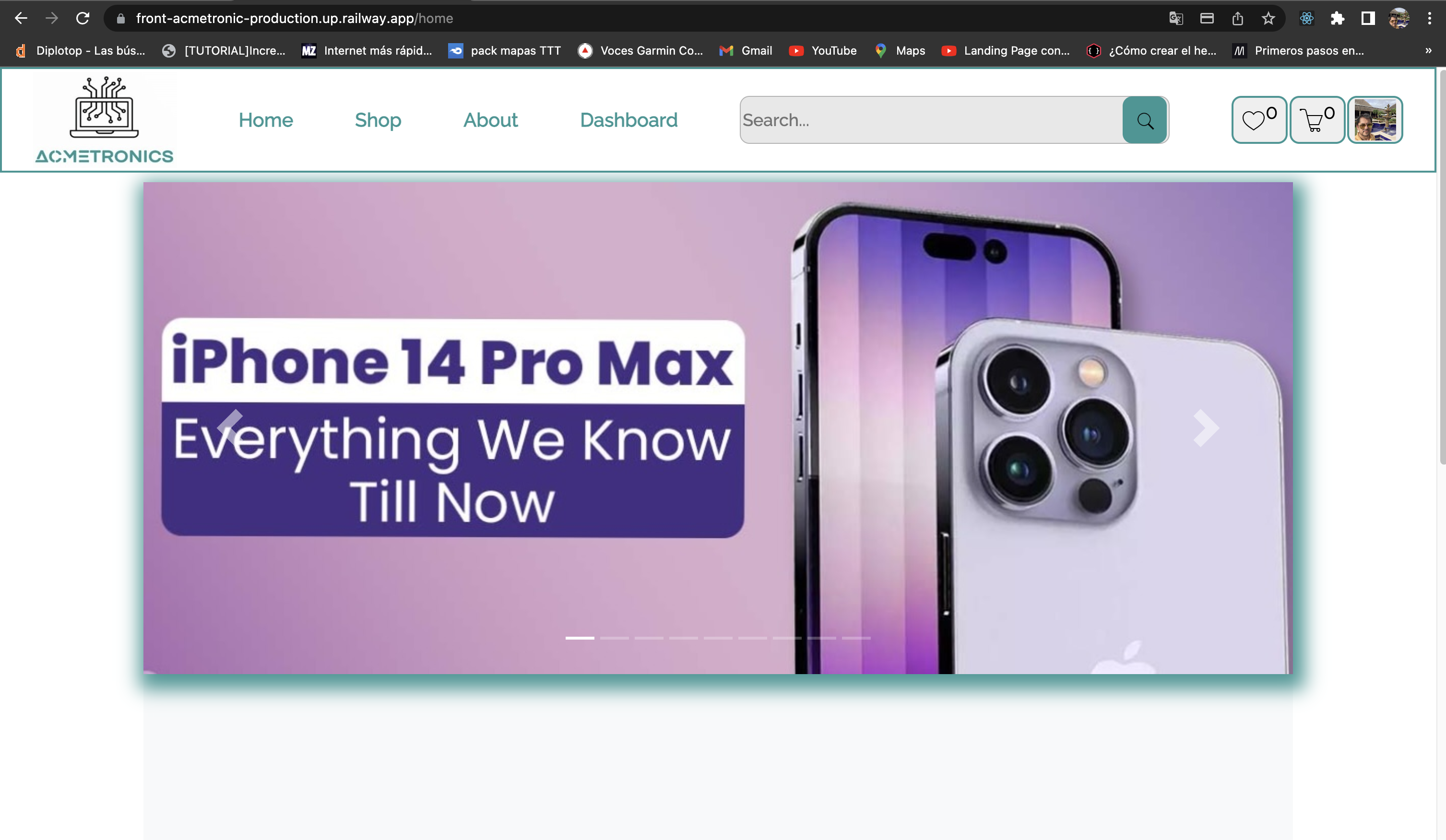 Github Molinito Front Acmetronic
