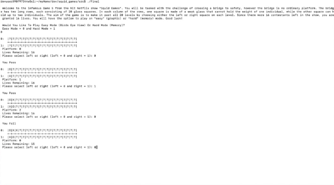 GitHub - georgegatanas/squid_games: Final C Project for CS102 Section C Fall 2021