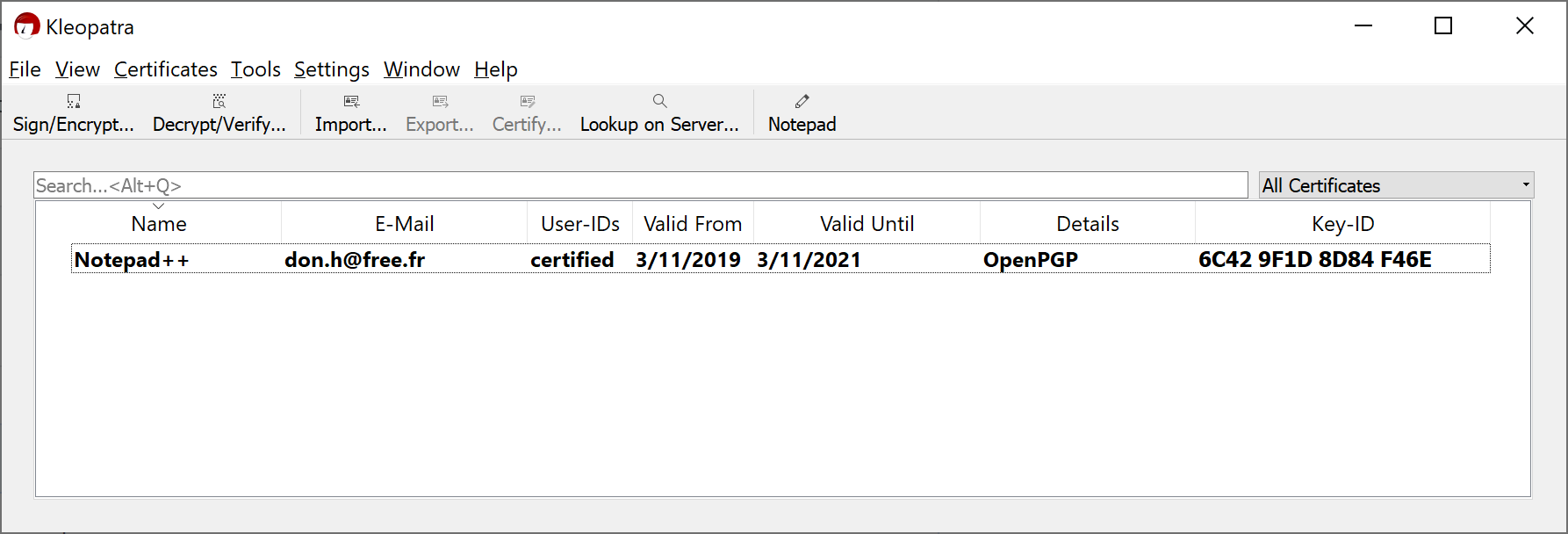 Provide GPG signatures · Issue #2524 · notepad-plus-plus/notepad-plus-plus · GitHub