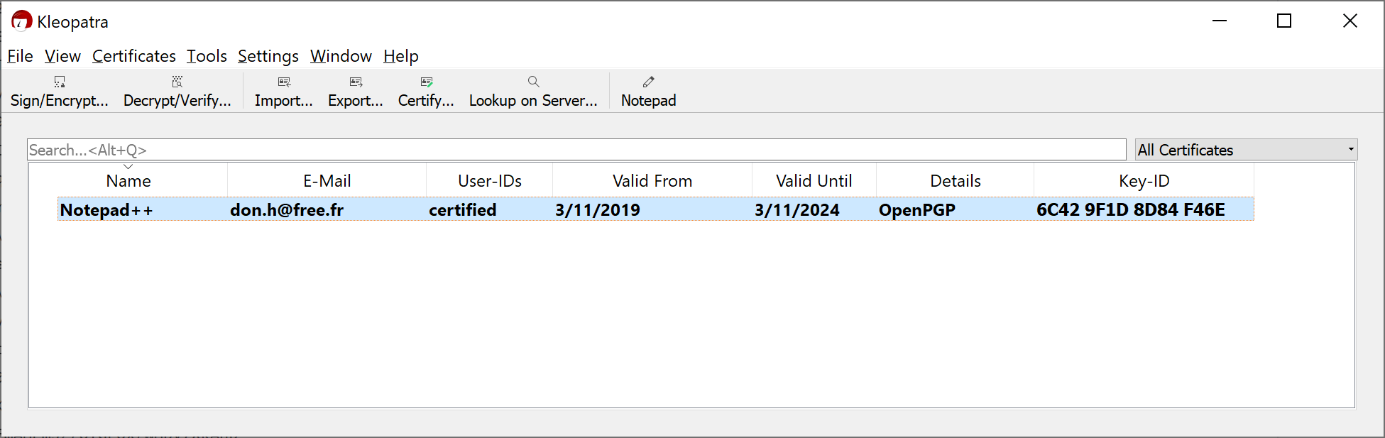 Provide GPG signatures · Issue #2524 · notepad-plus-plus/notepad-plus-plus · GitHub