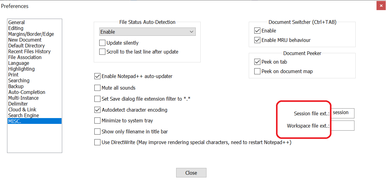 Move "Set Save dialog file extension filter to *.*" pref. setting to the SaveAs dialog · Issue ...