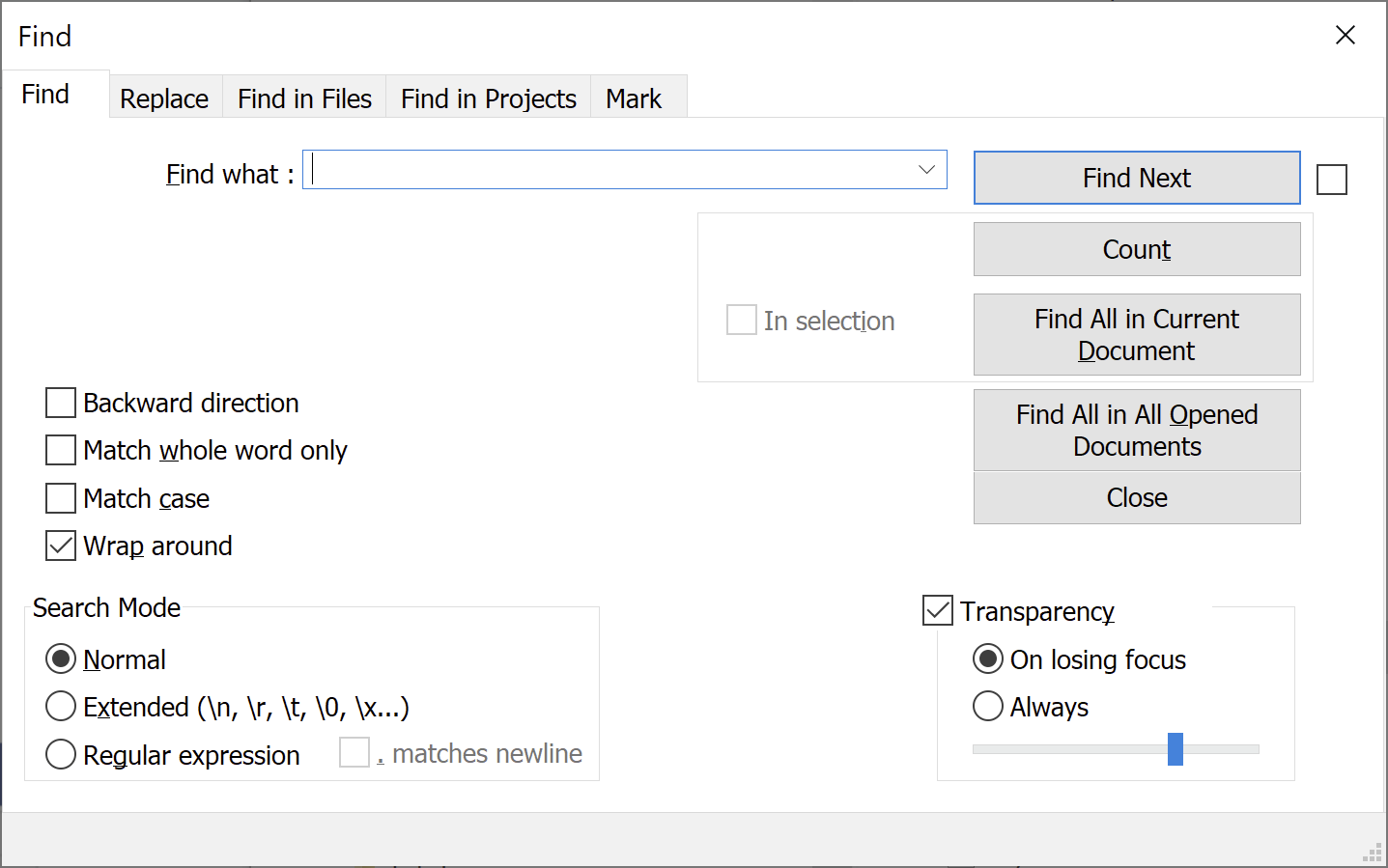 A weird Find dialog glitch · Issue #10511 · notepad-plus-plus/notepad ...