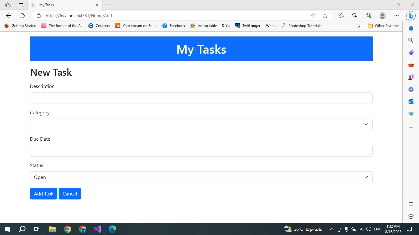 Github Abdalla2030todowebapplication Simple Todo Web Application Using Asp Net Core And