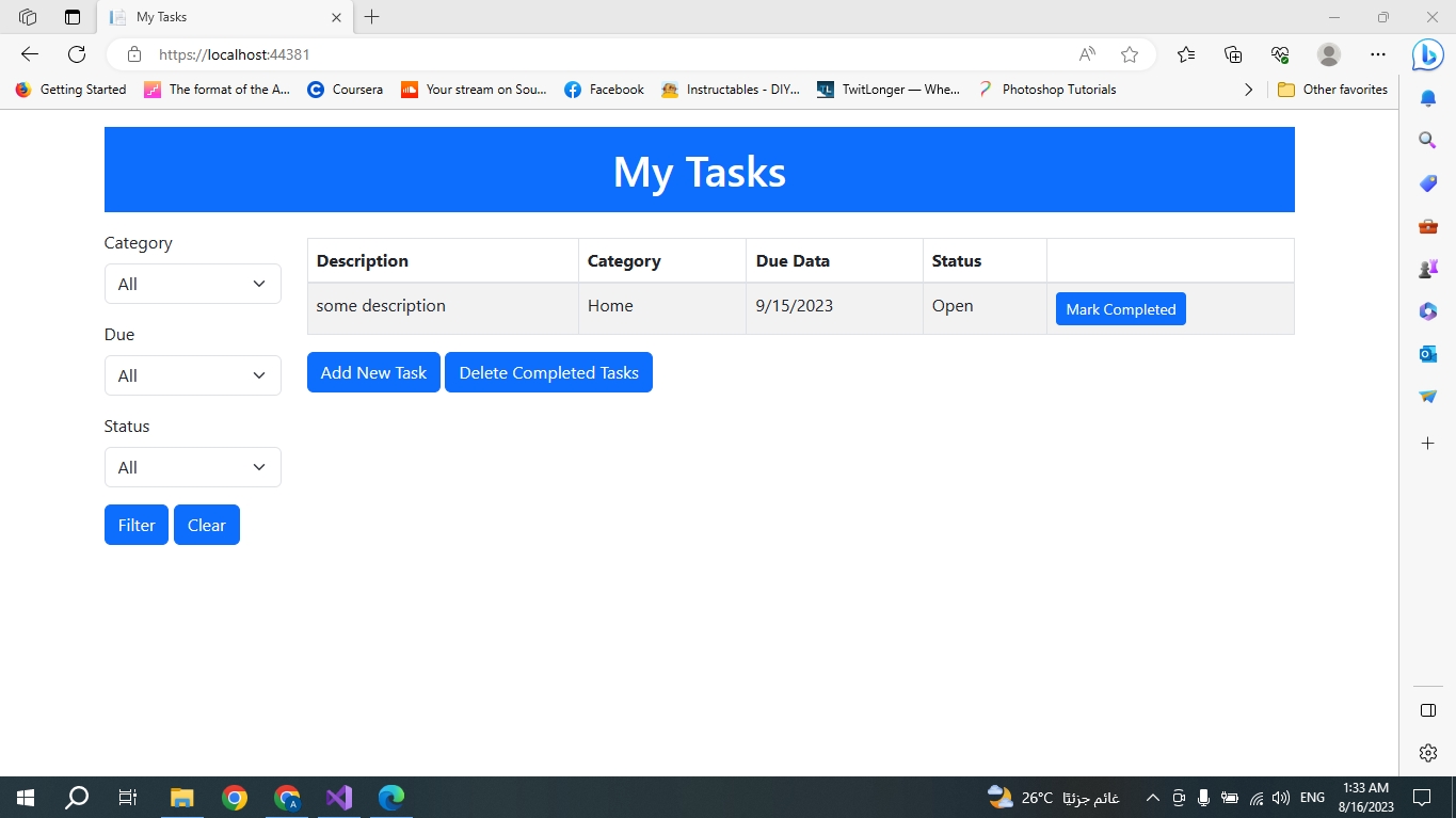 GitHub - Abdalla2030/ToDo_Web_Application: Simple ToDo Web Application using ASP .NET Core and ...