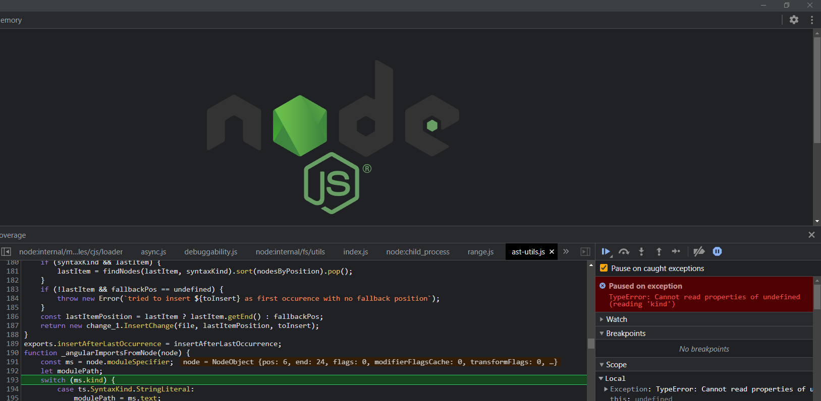 Ng Add Returns Error Cannot Read Properties Of Undefined Reading Kind · Issue 2621