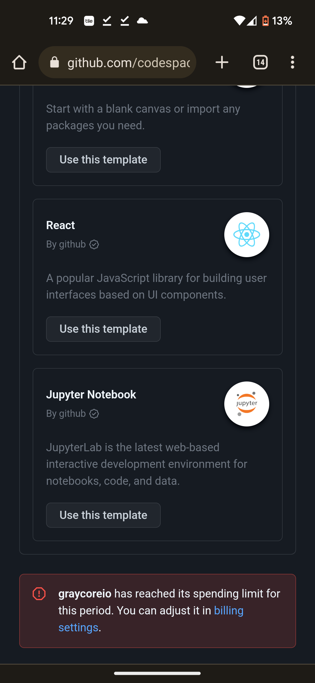 Spending limits are broken · community · Discussion #46698 · GitHub
