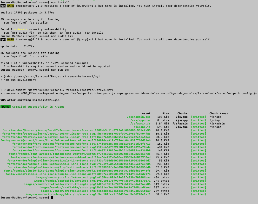 "npm run dev" Exits · Issue #193 · BRACKETS-by-TRIAD/craftable · GitHub
