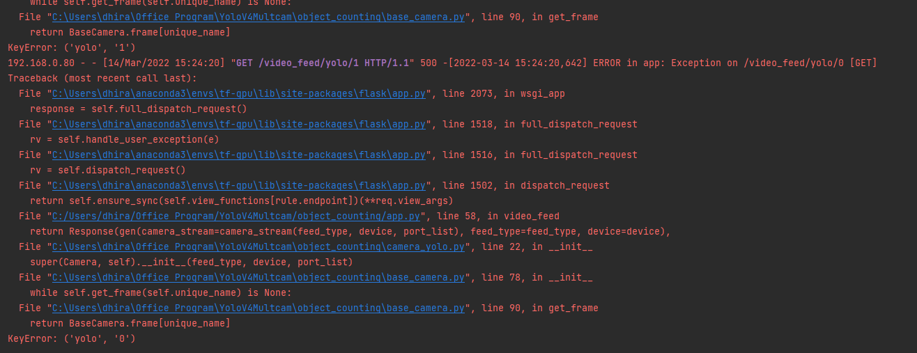 Attributeerror Nonetype Object Has No Attribute Flags · Issue 44 · Leonlok Multi Camera