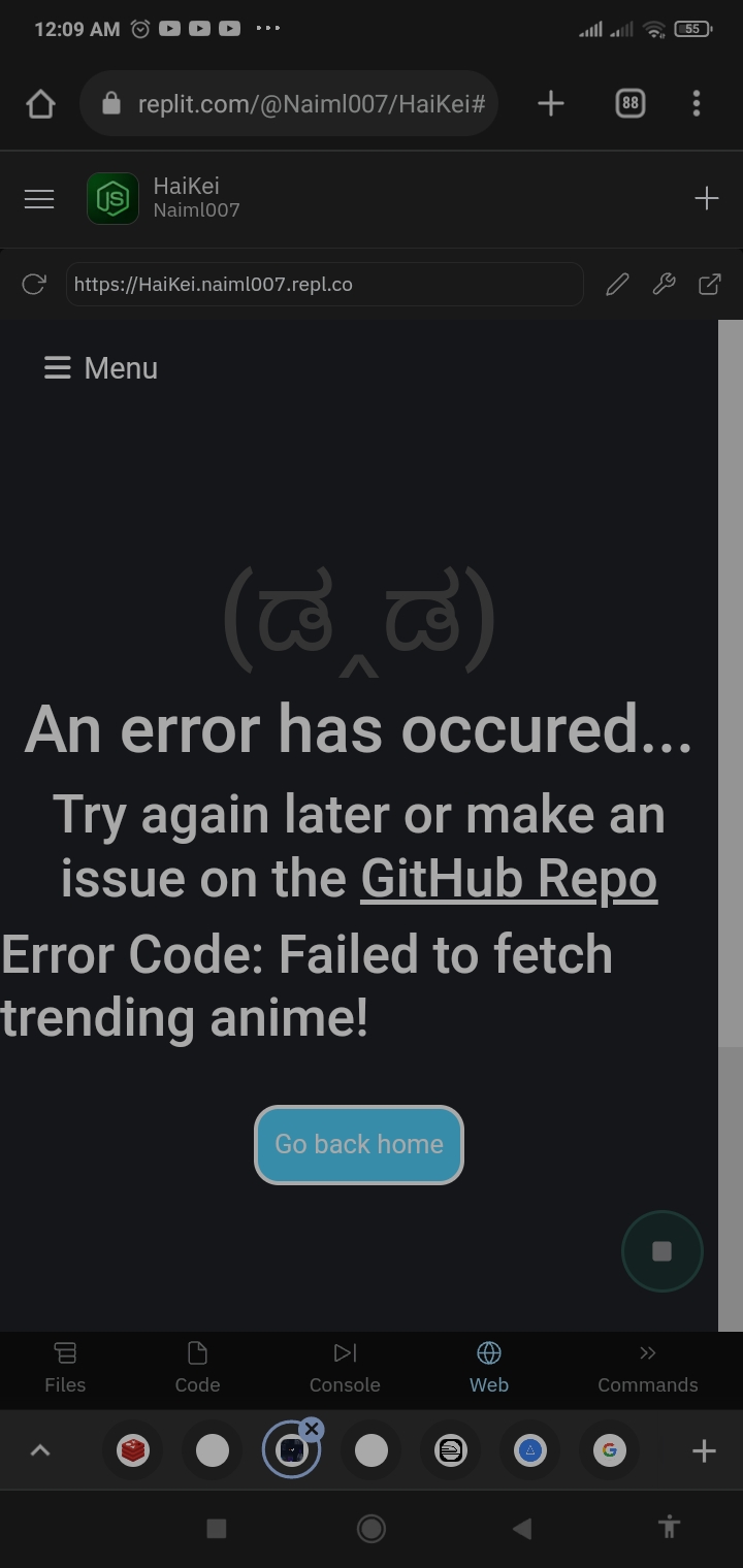 Wrong username password · Issue #31 · wearrrrr/HaiKei · GitHub