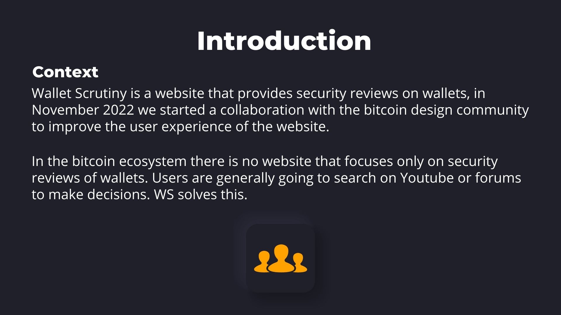 Wallet Scrutiny: Collaboration · Issue #415 · BitcoinDesign/Meta · GitHub
