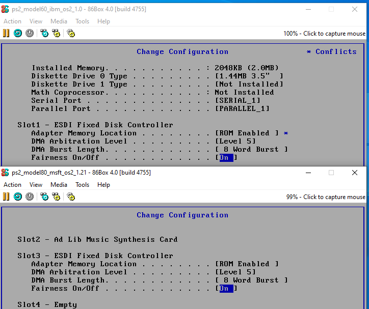 IBM PS/2 model 60 configuration error · Issue #3202 · 86Box/86Box · GitHub