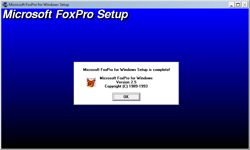 CreateRegKeyValue failed while setting up FoxPro v2.0 · Issue #47 ...