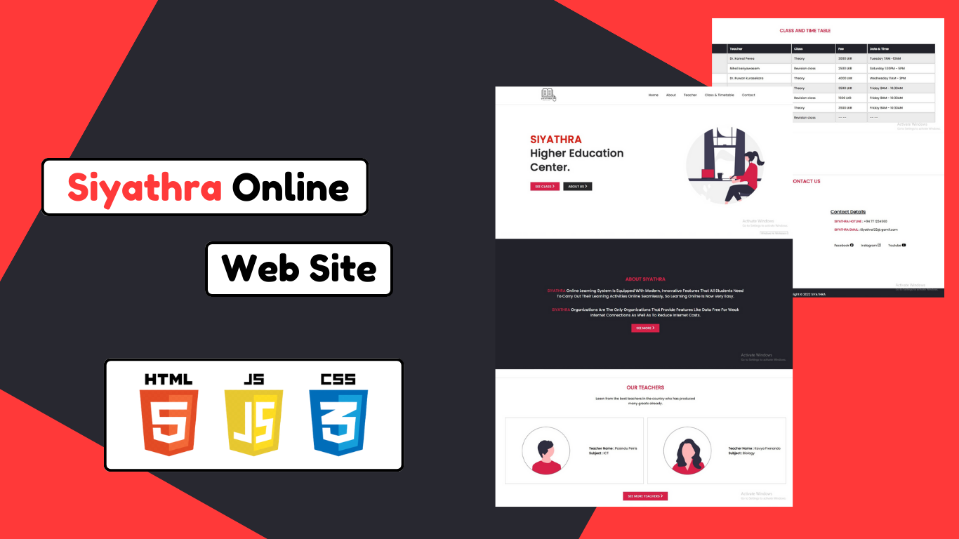 GitHub - pasindupeiris/Siyathra-Education: Siyathra is online learnig platform develop using ...