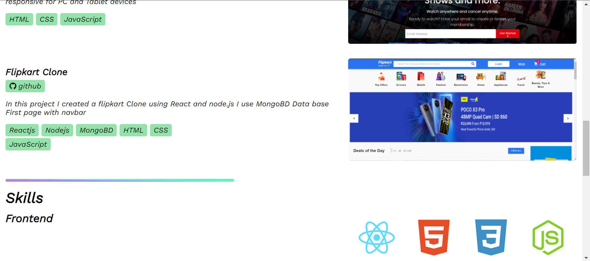 GitHub - deepak-310/portfolio: Portfolio Website