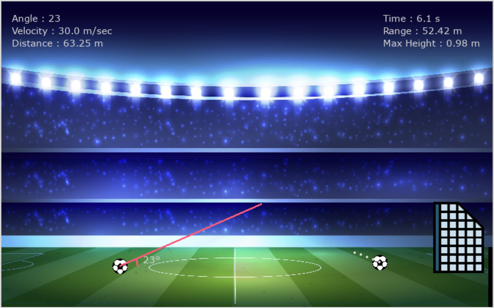 GitHub - Sherif-2001/Sports-Project: This is a simulation of a football projectile motion
