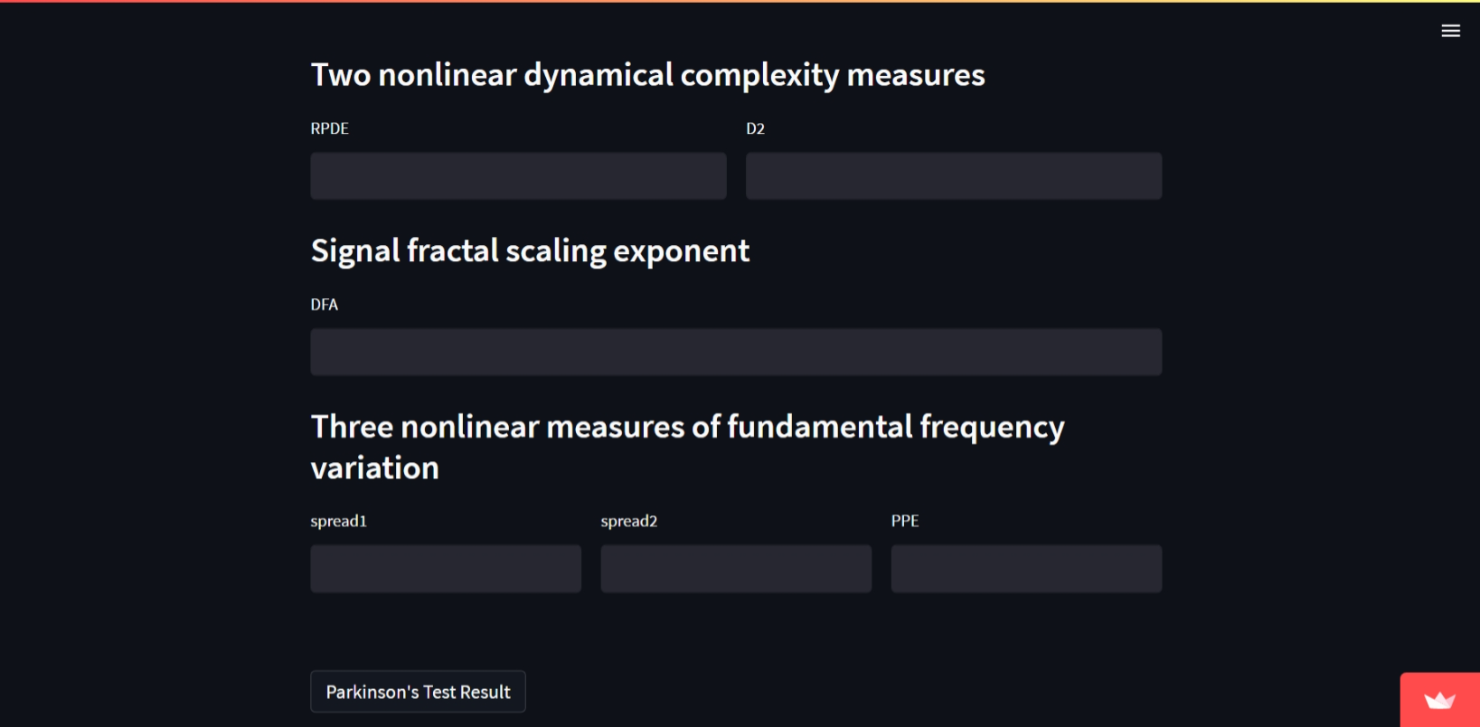 Github Akashdeepmahata Parkinson S Disease Detection System Parkinsons Disease Detection