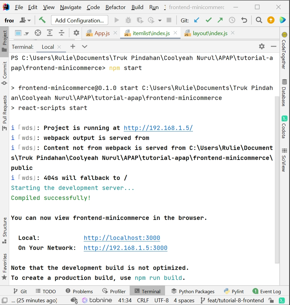 GitHub - priyantynurul/tutorial-apap