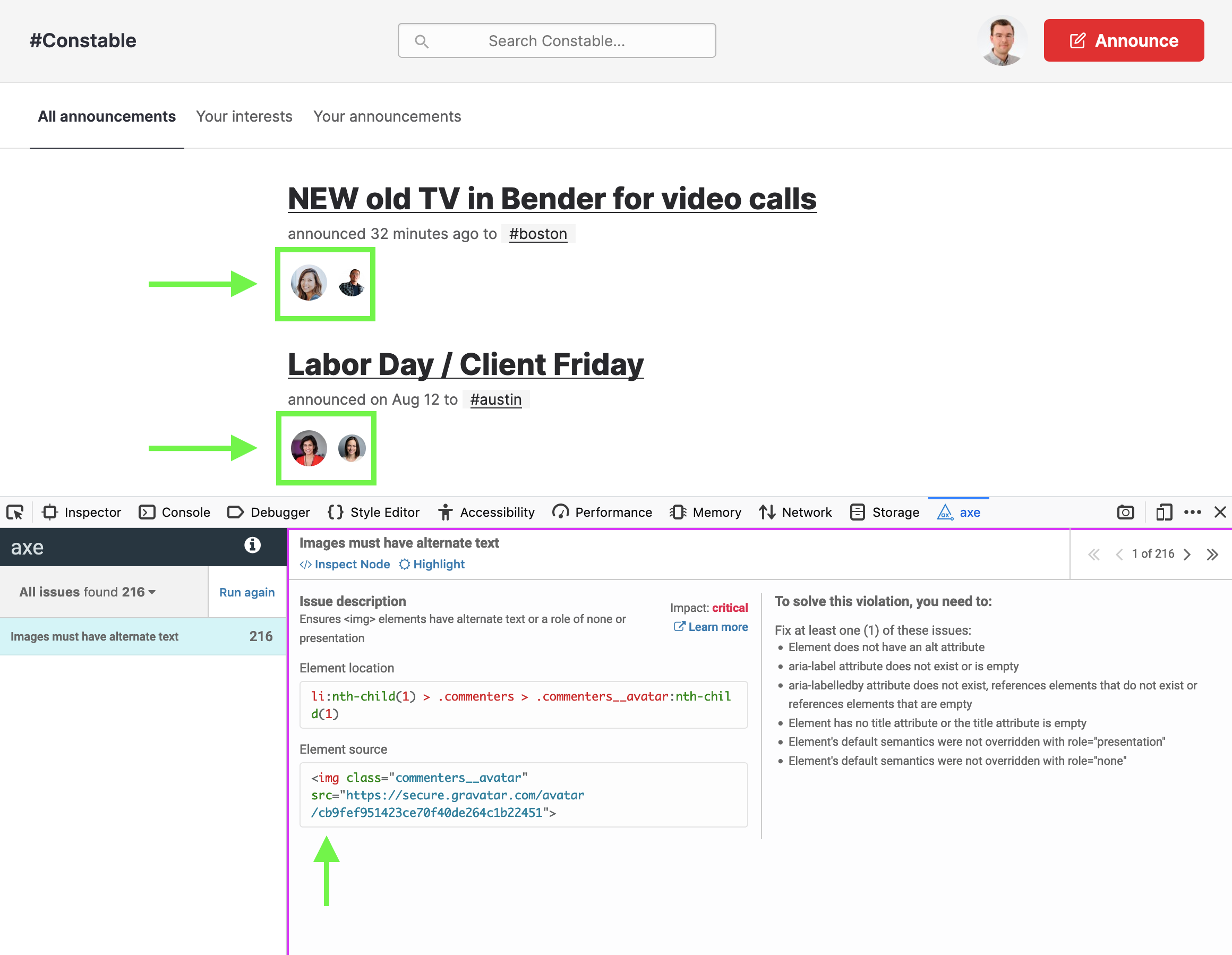 Missing alternative text on images · Issue #687 · thoughtbot/constable · GitHub