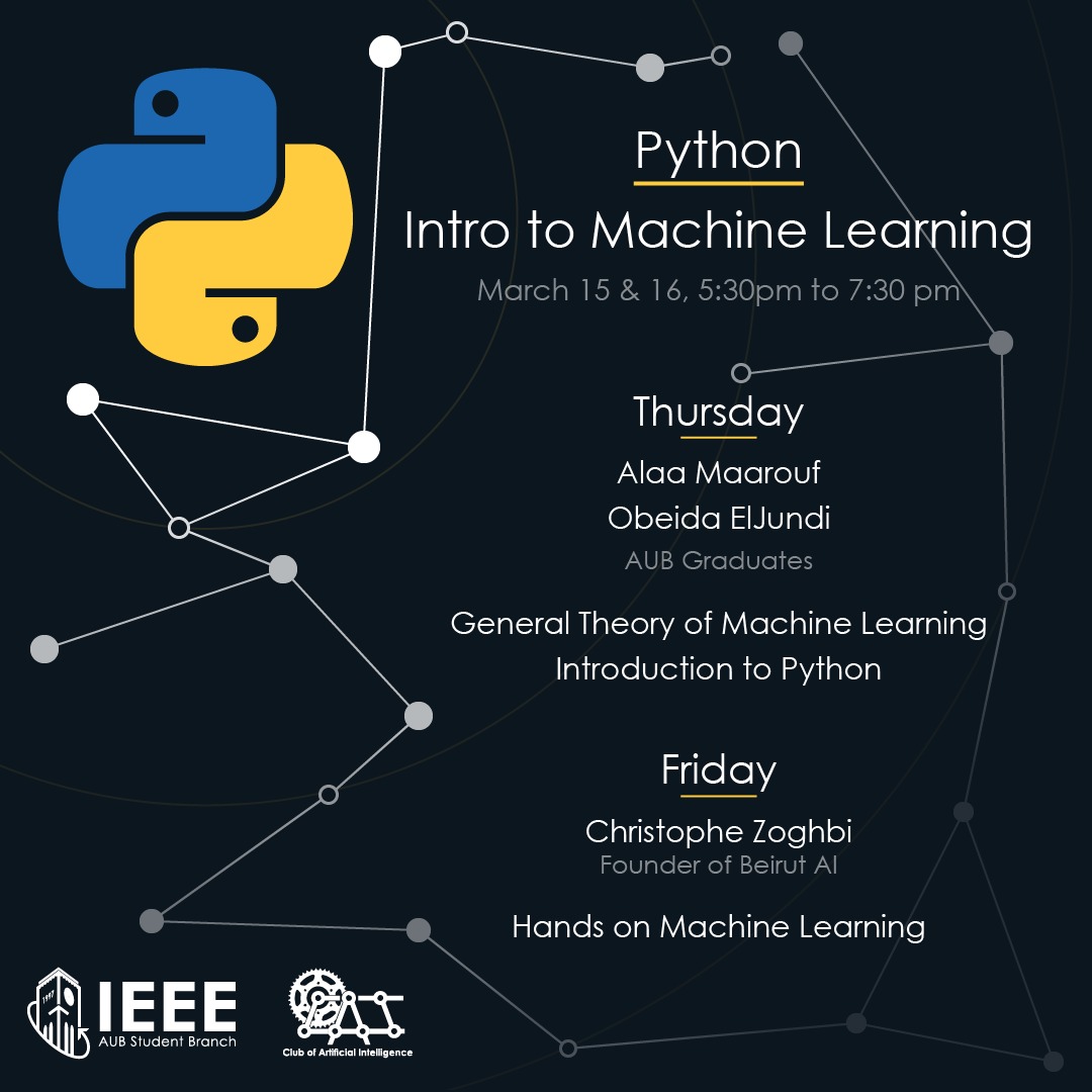 GitHub - ObeidaElJundi/IEEE-ML-workshop