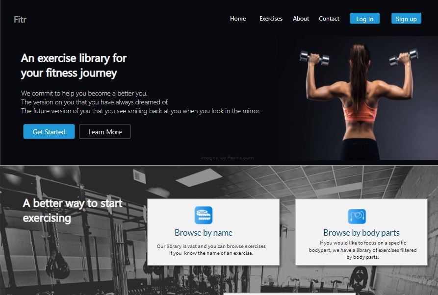 GitHub - njitvjk/fitr: fitness applcation