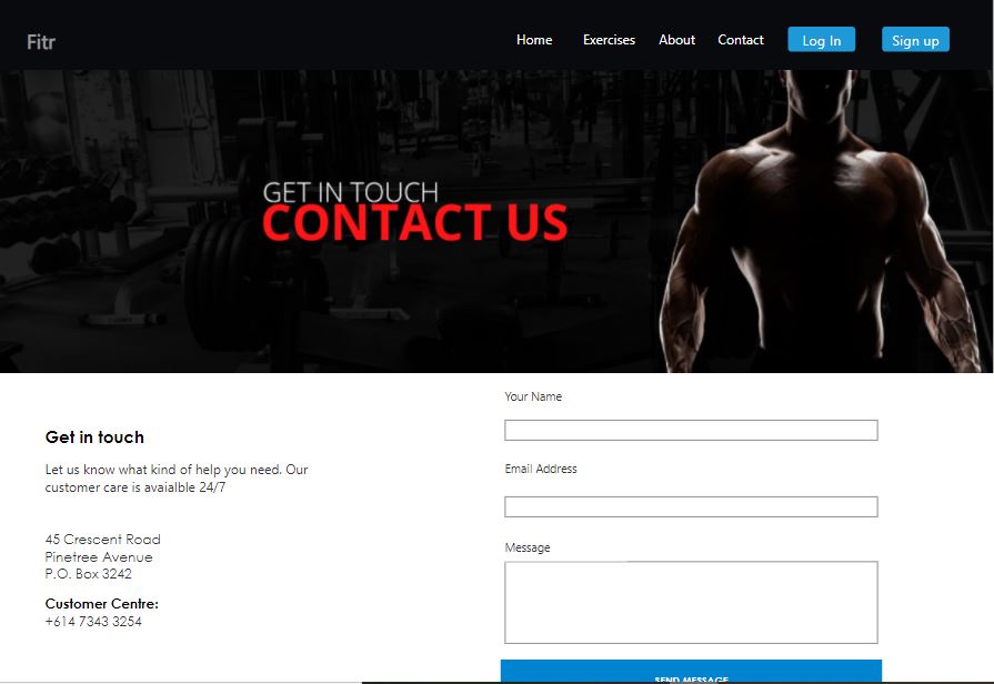 GitHub - njitvjk/fitr: fitness applcation