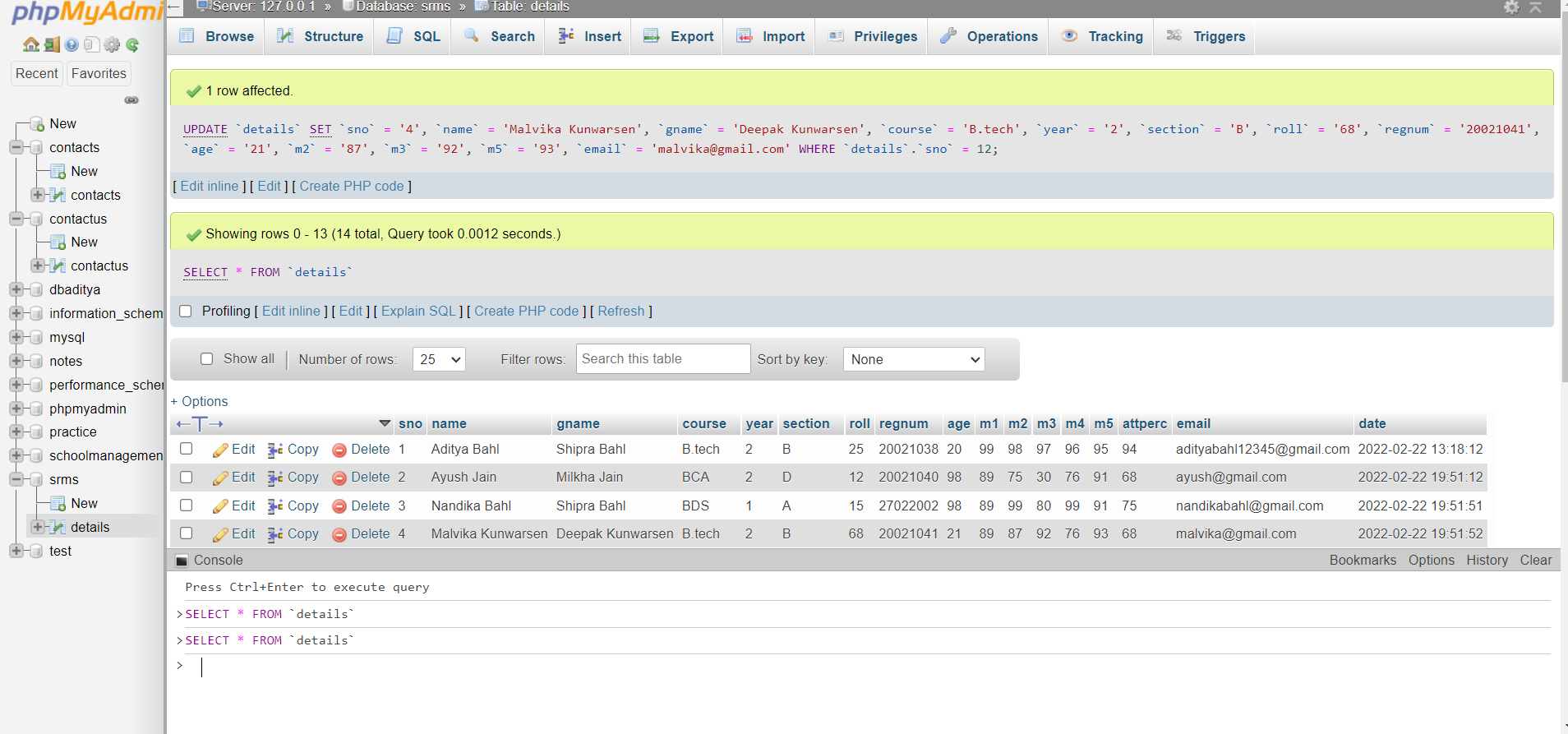 GitHub - AdityaBahl/Student-Record-Maintenance-System-Web-App: Student ...