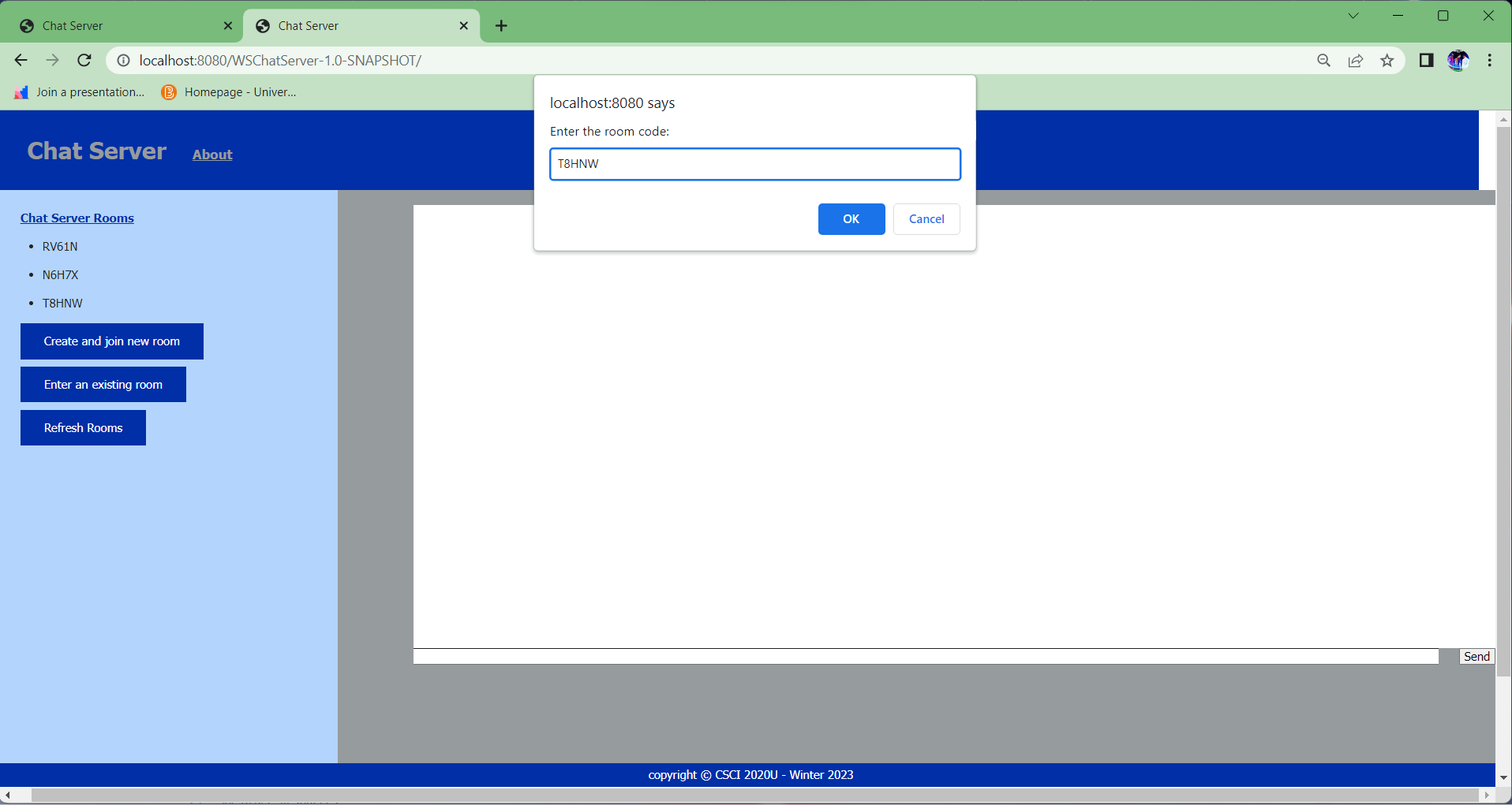 Github Xuan0629 Web Chat Server The Repository Is A Duplication Of