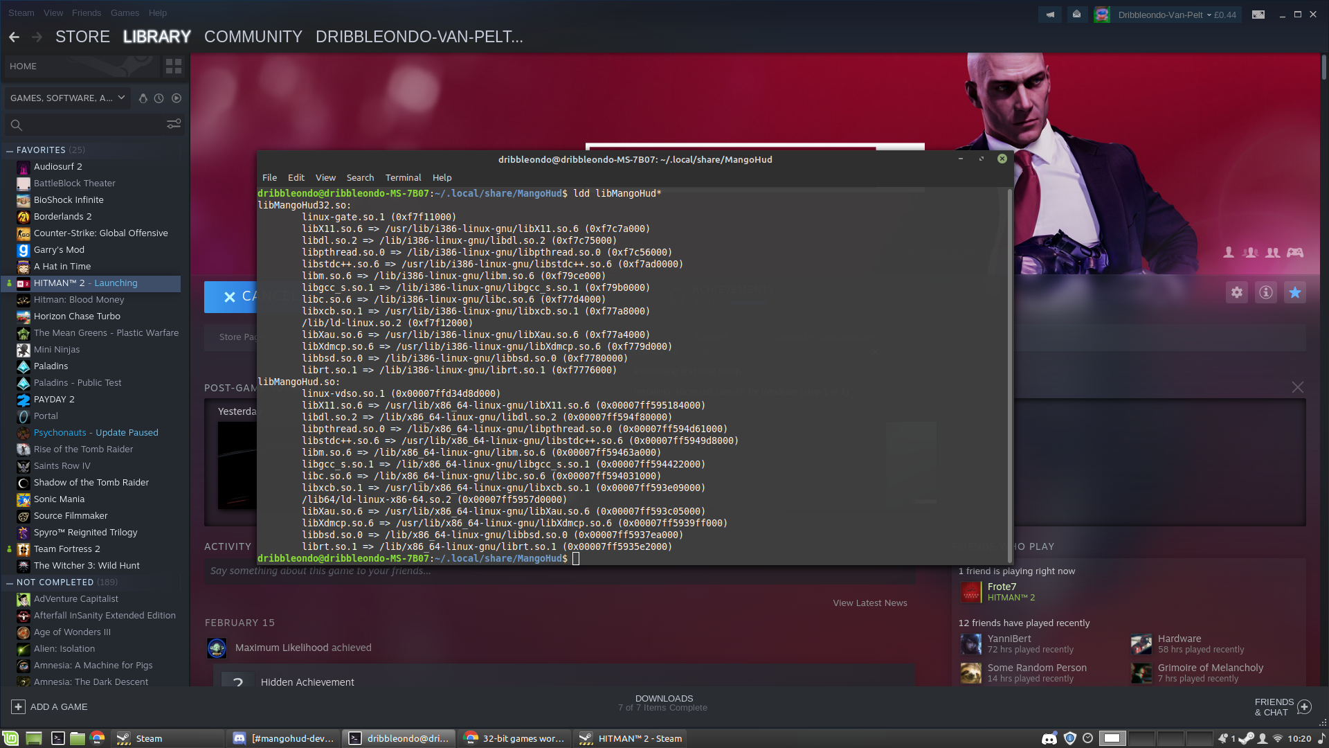 32-bit games work with the HUD, but not 64-bit Games. · Issue #38 ...