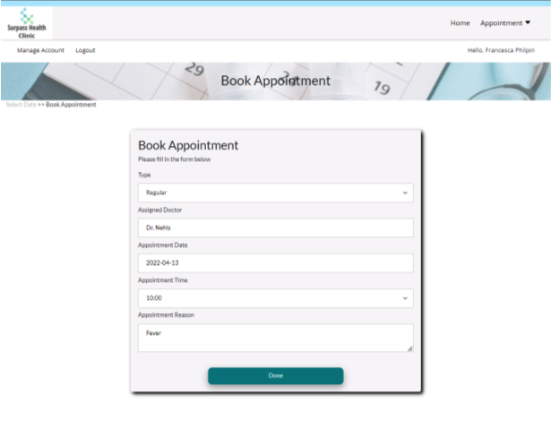 GitHub - Jonghan-park/Medical-appointment-system